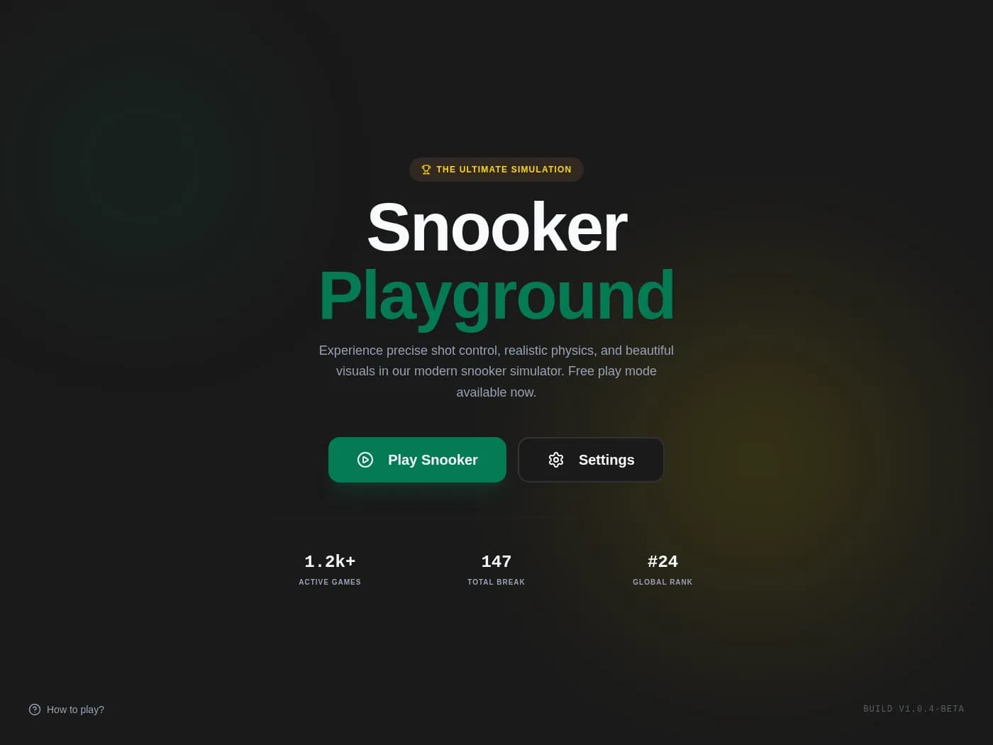 Snooker Playground