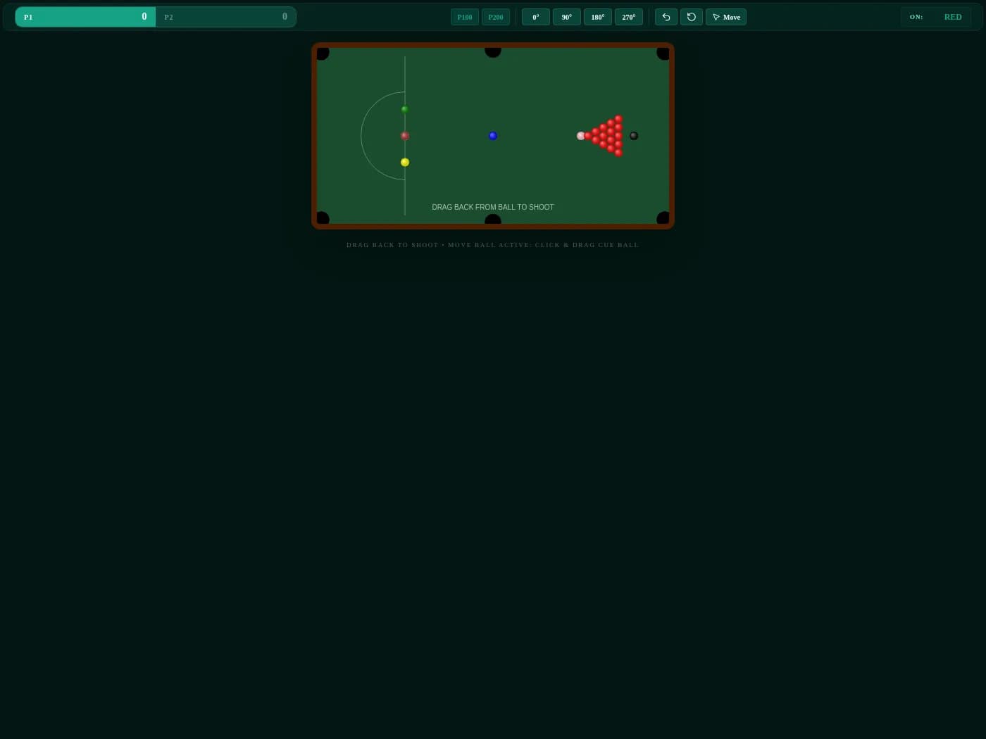 Snooker Web Clone