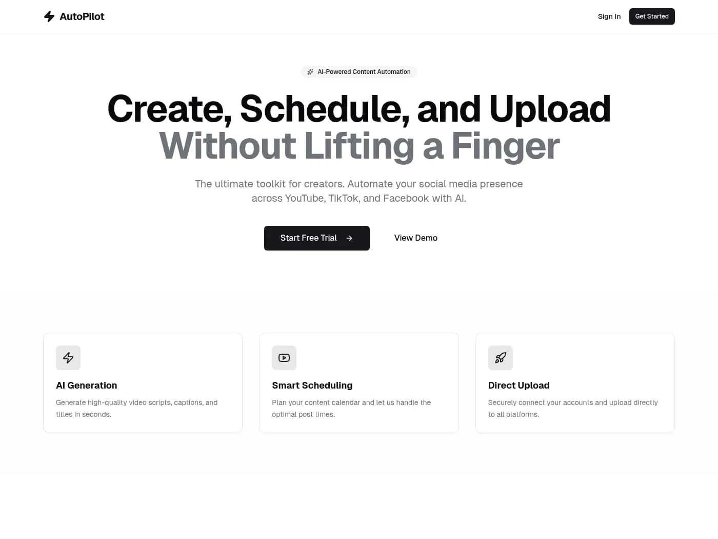 Creator AutoPilot