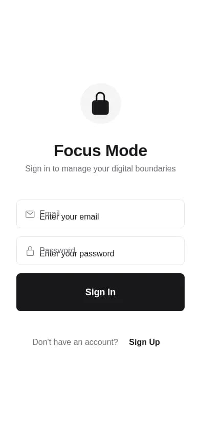 Social Blocker App