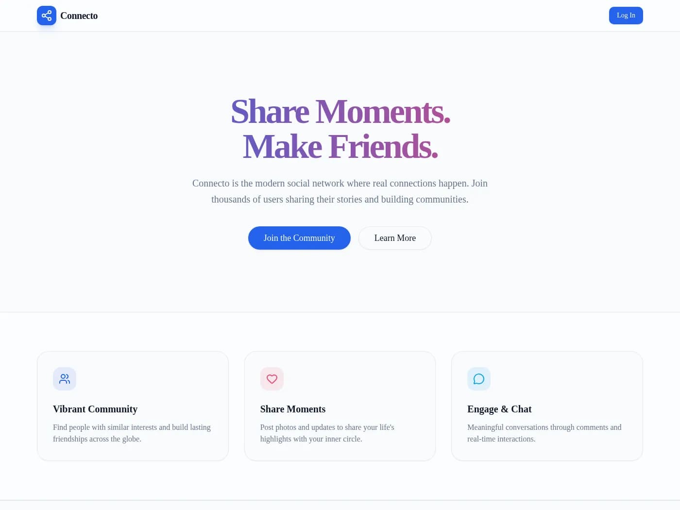 Connecto Social Network