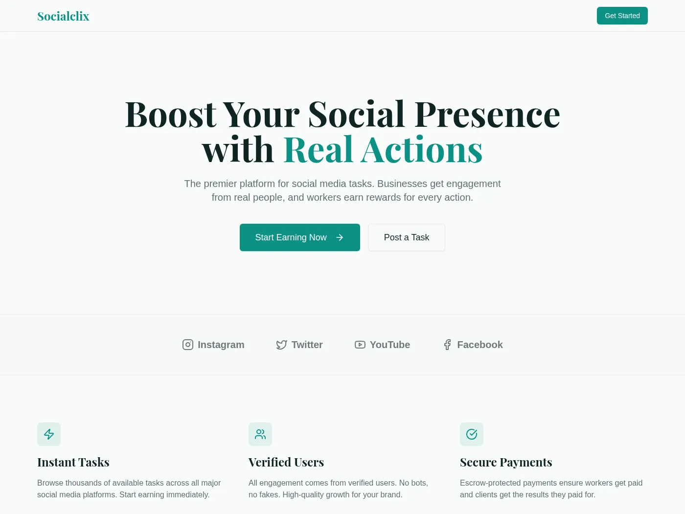 Socialclix Rewards Platform