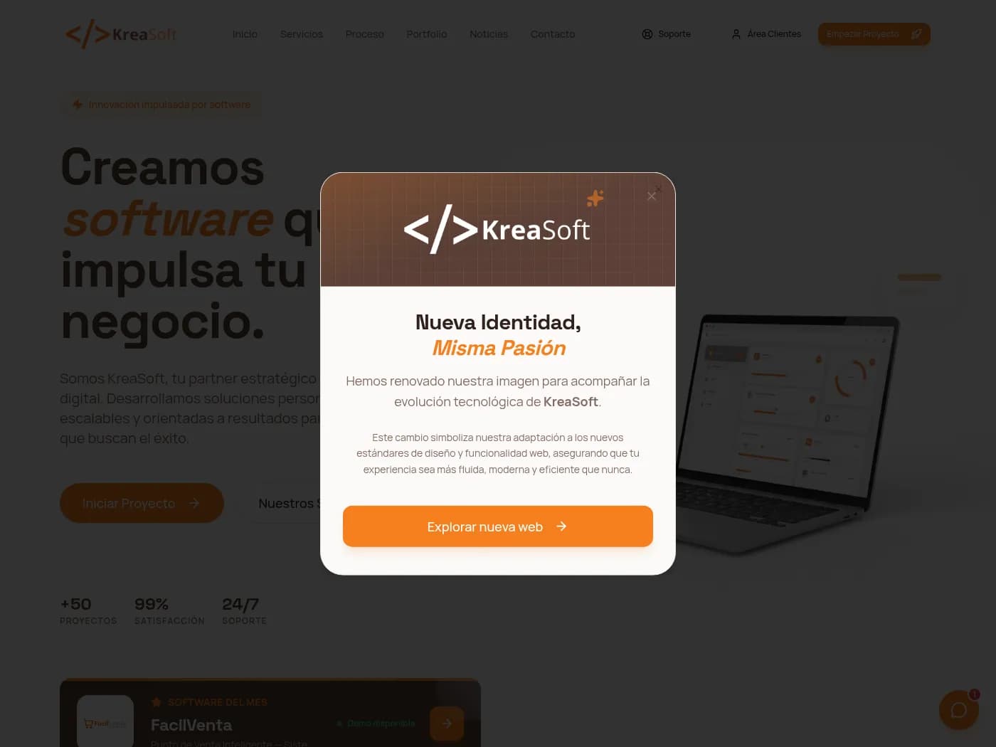 Nueva Web Kreasoft