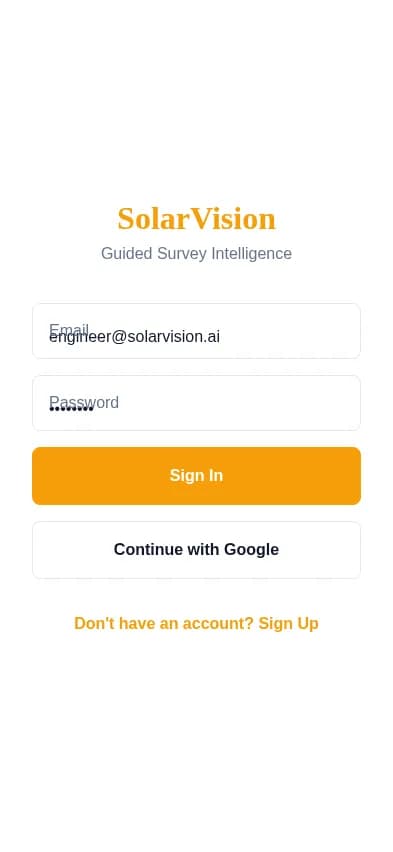 SolarVision Guided Survey