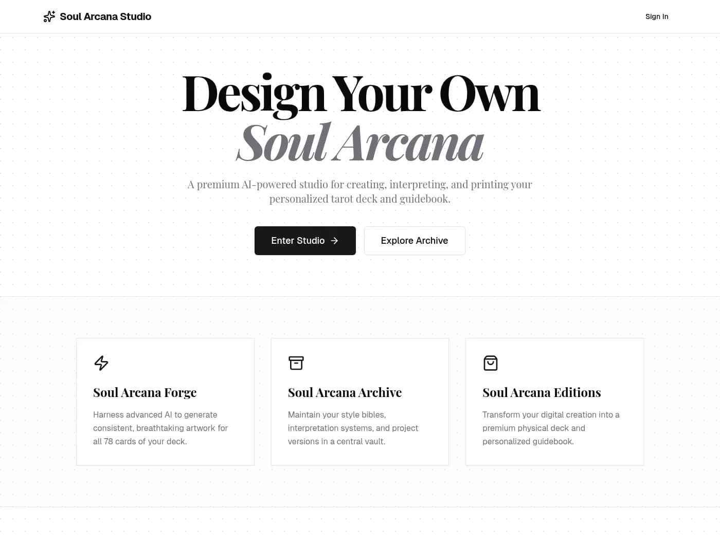 Soul Arcana Studio