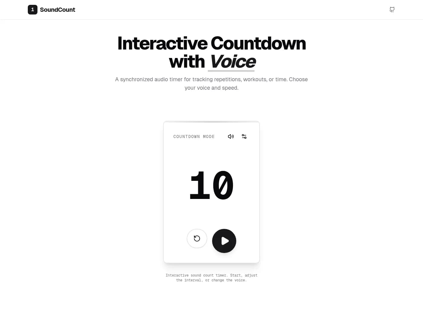 Sound Count Timer