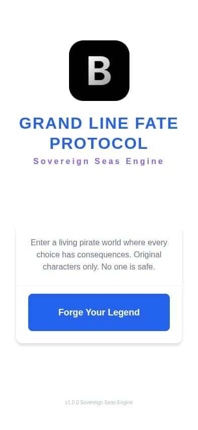 Sovereign Seas RPG Engine