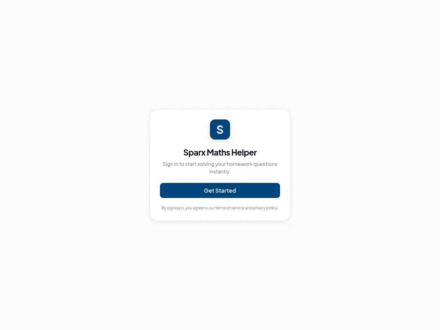 Sparx Maths Helper