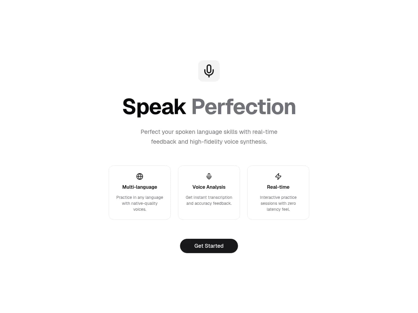 Speak Perfection Voice