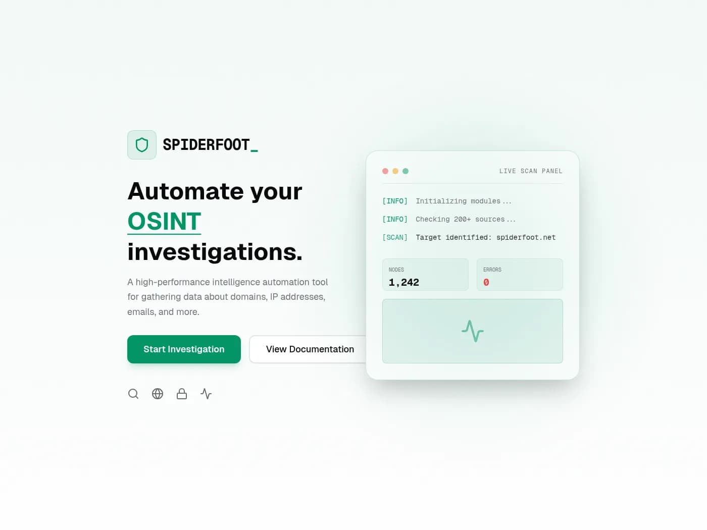 Spiderfoot Web Client