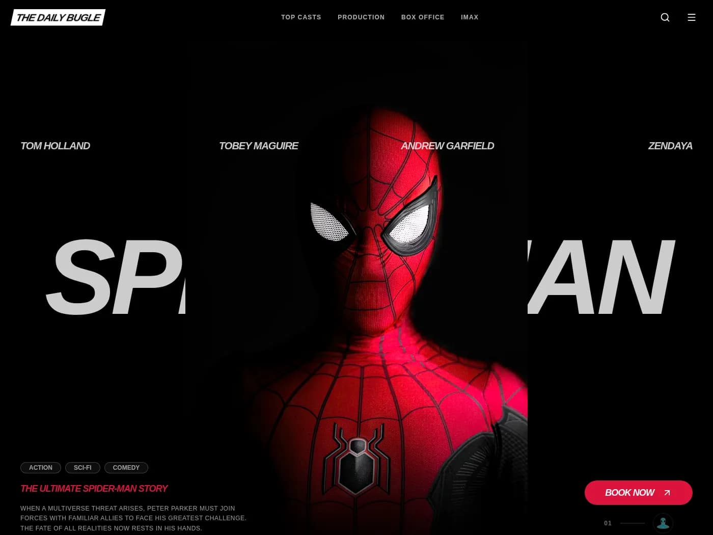 Spider-Man Movie Landing