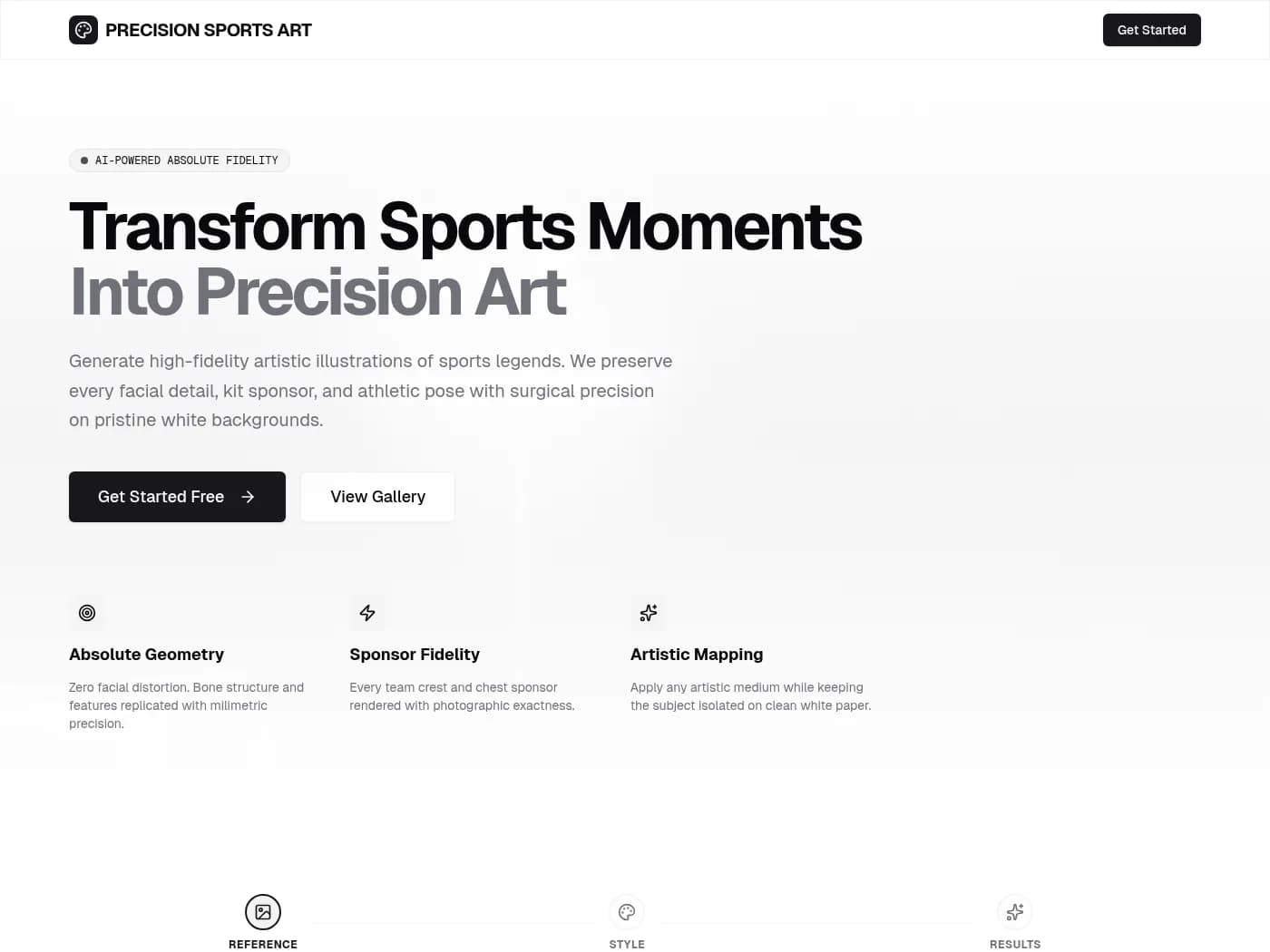 Precision Sports Art AI