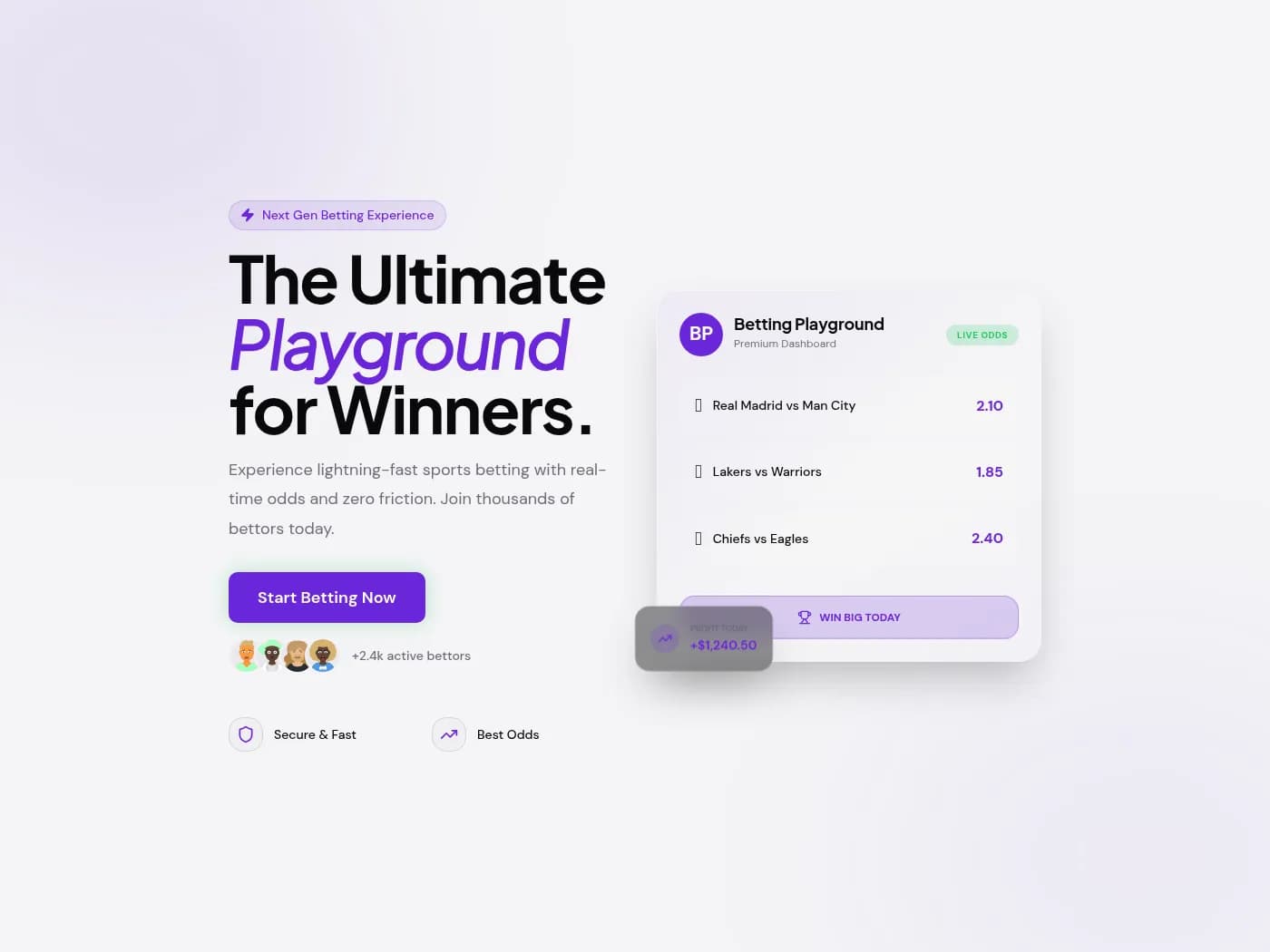 Betting Playground