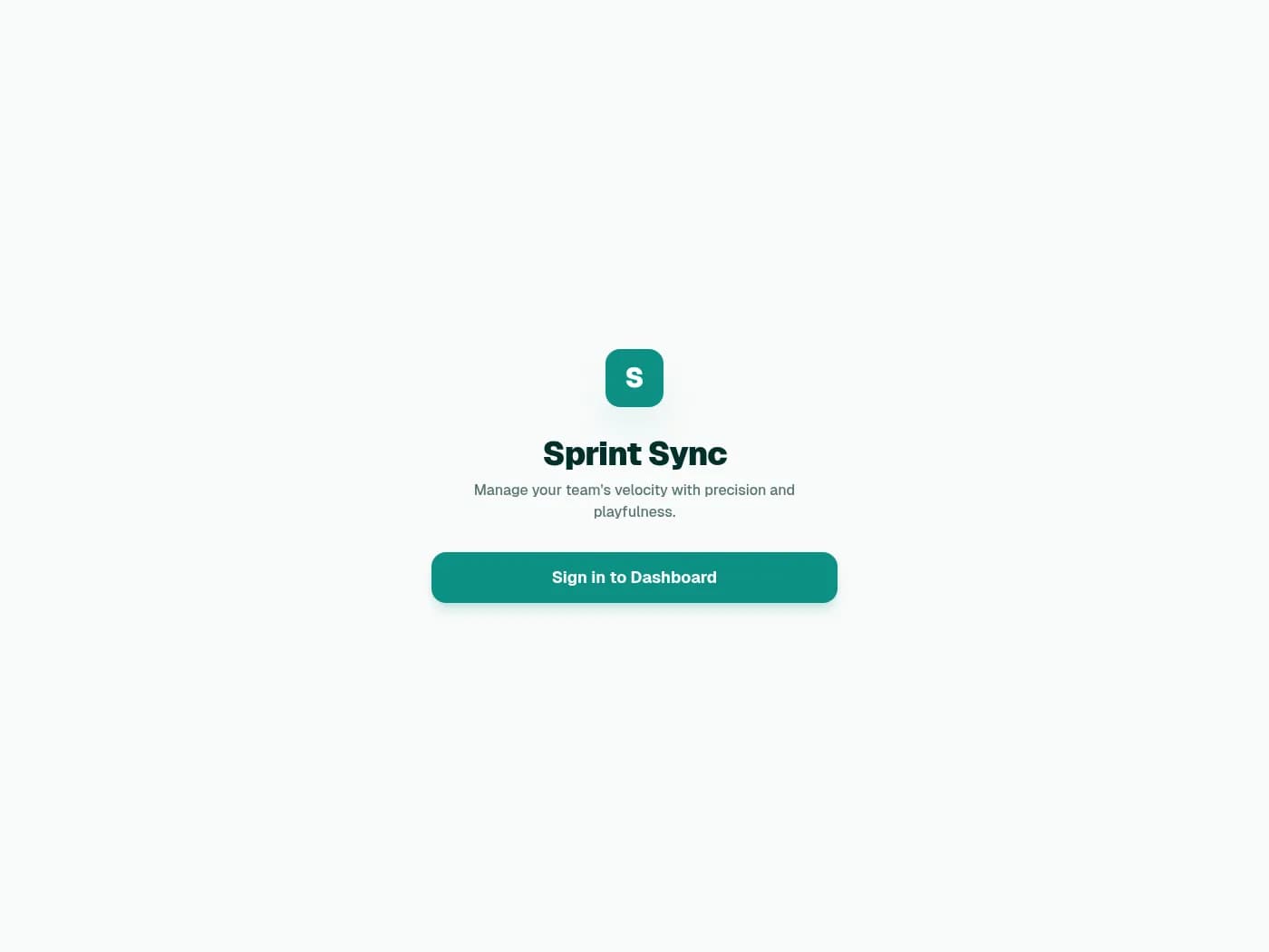 Sprint Sync Dashboard