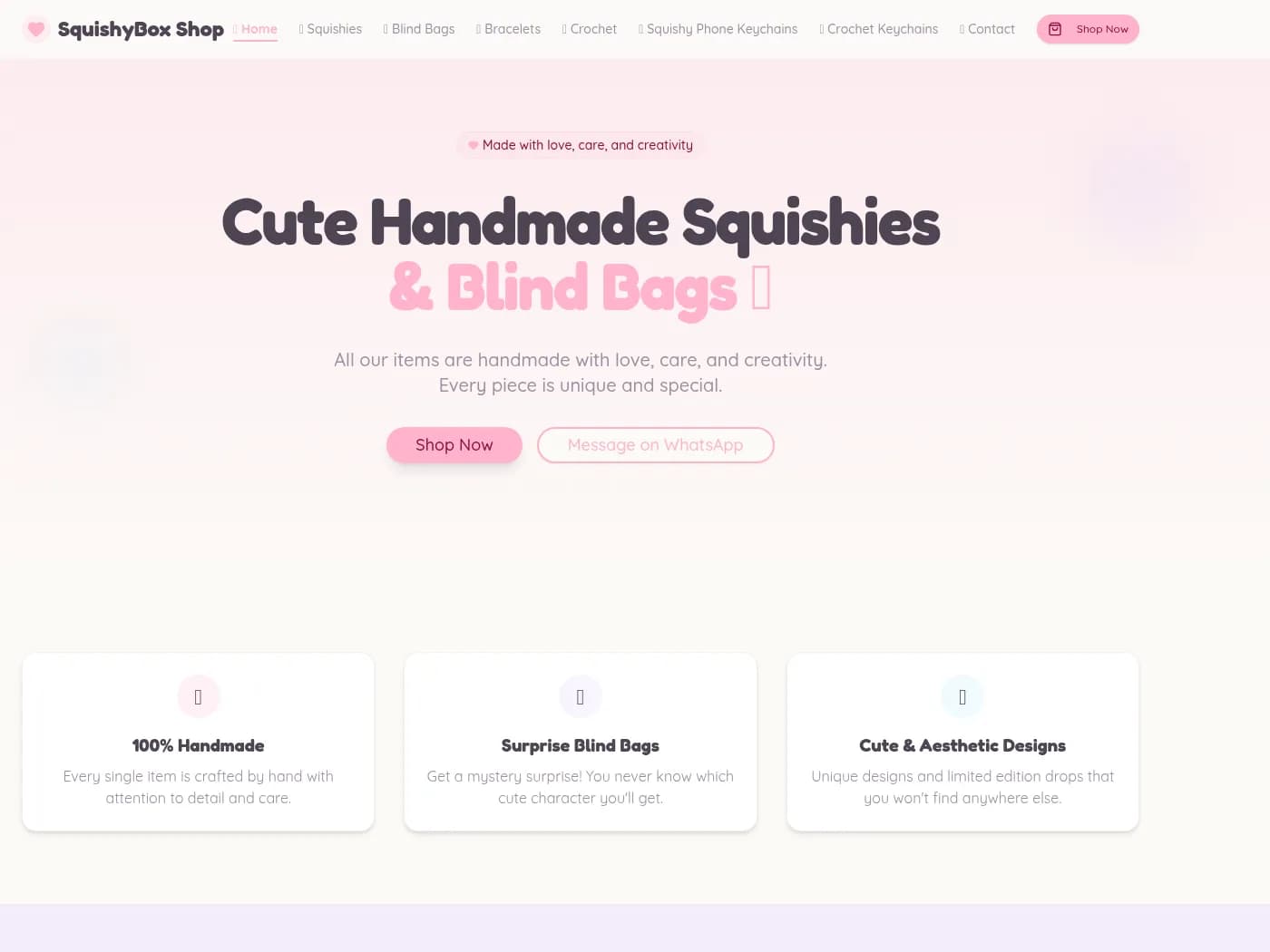 SquishyBox Shop
