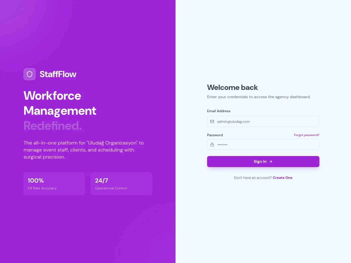 StaffFlow Agency Platform