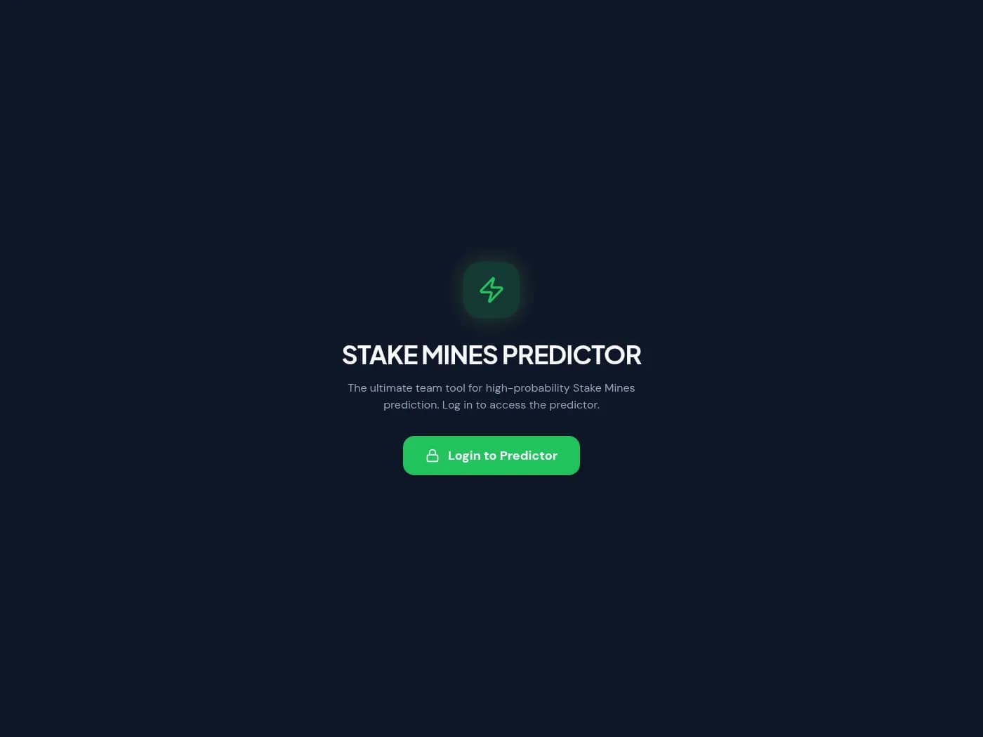 Stake Mines Predictor