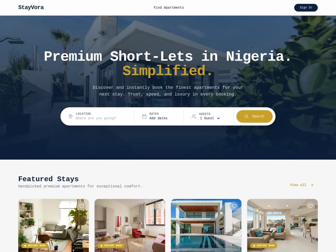 StayVora PWA Marketplace