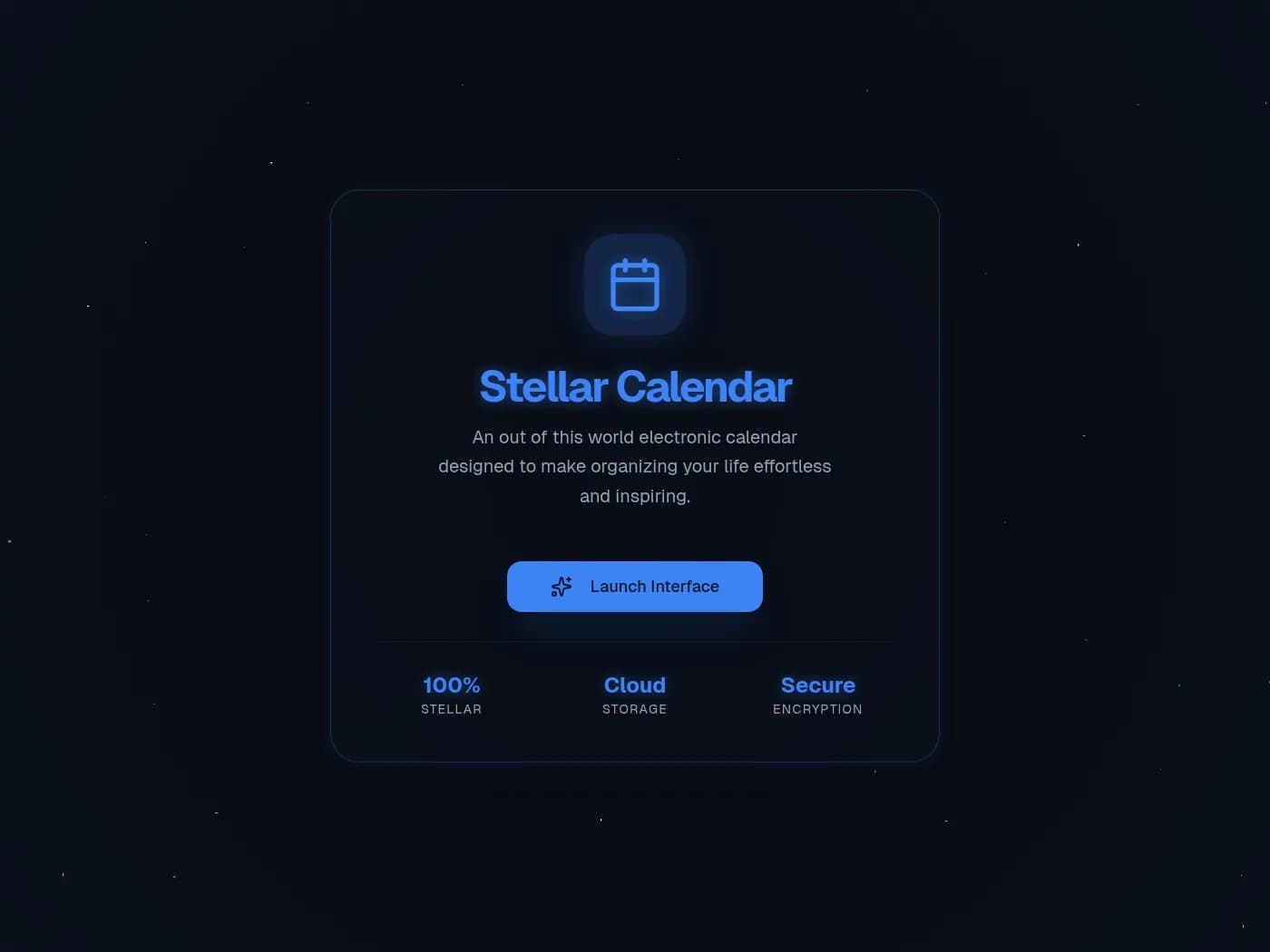 Stellar Calendar