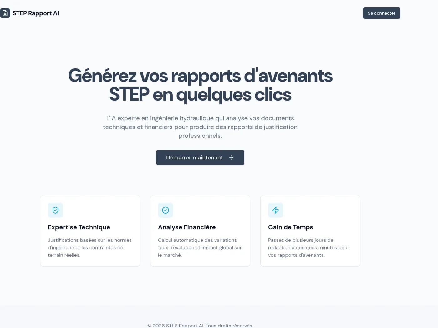 Avenant STEP Report Generator