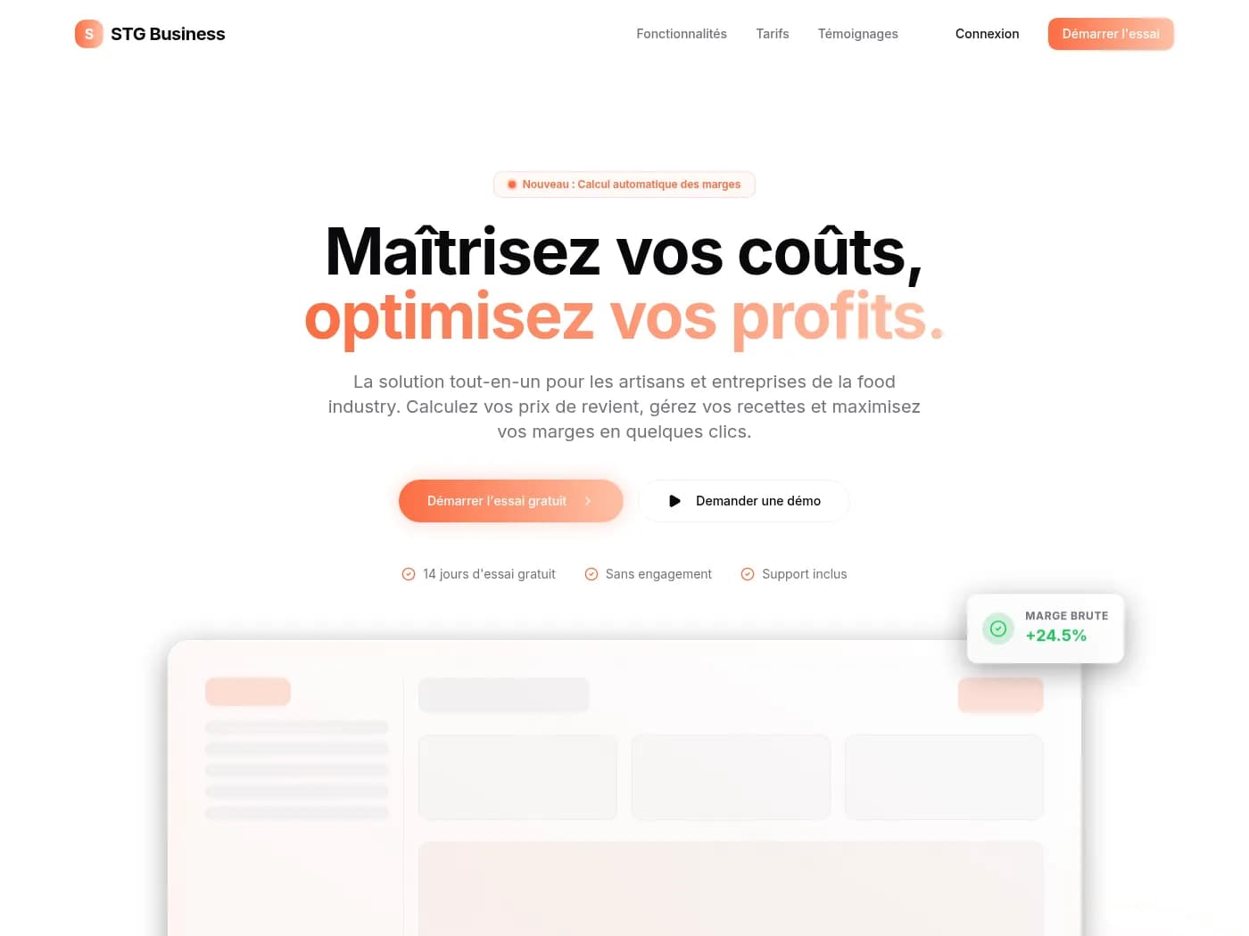 STG Business Calculator Site