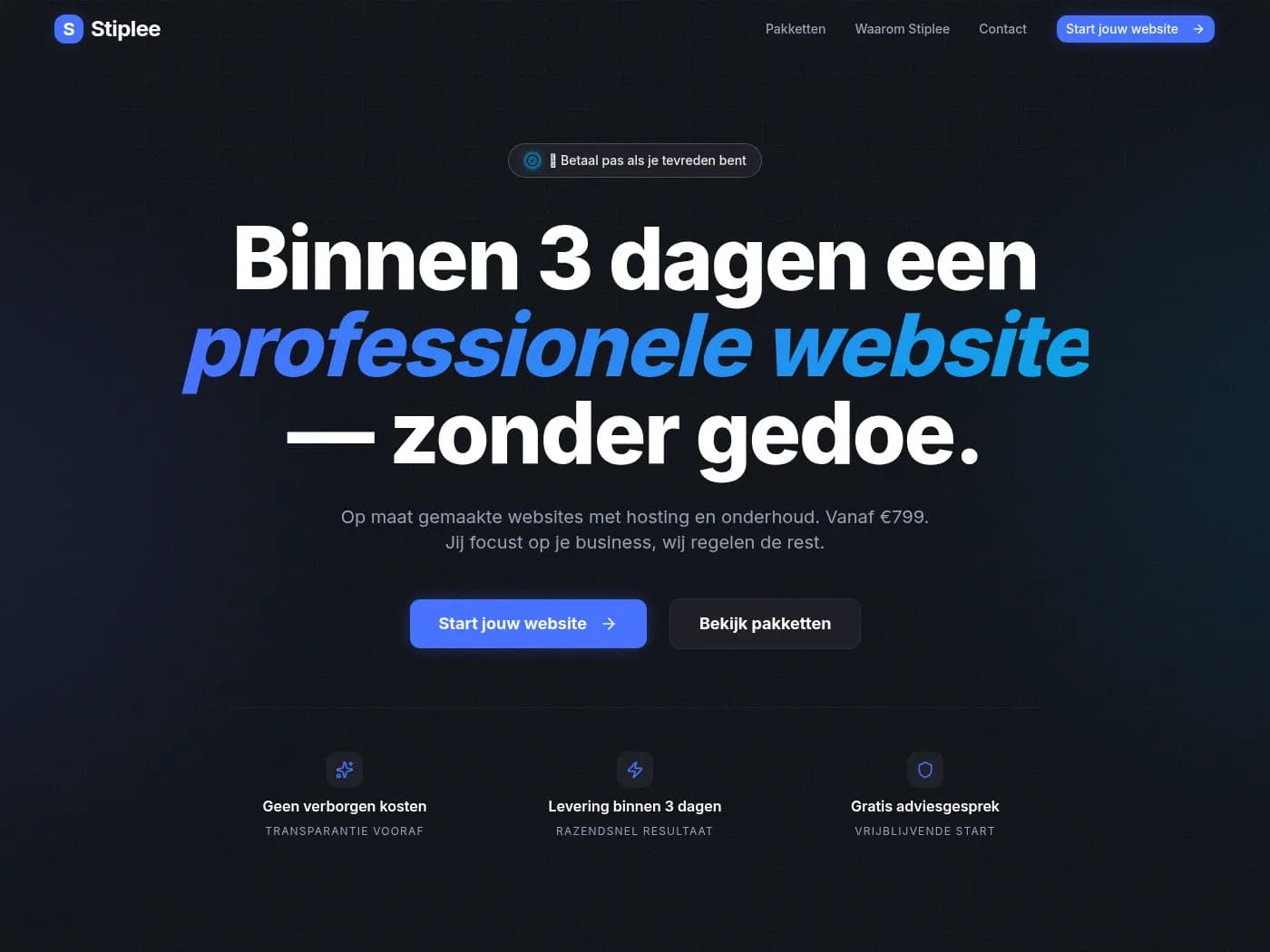 Stiplee Web Design Site
