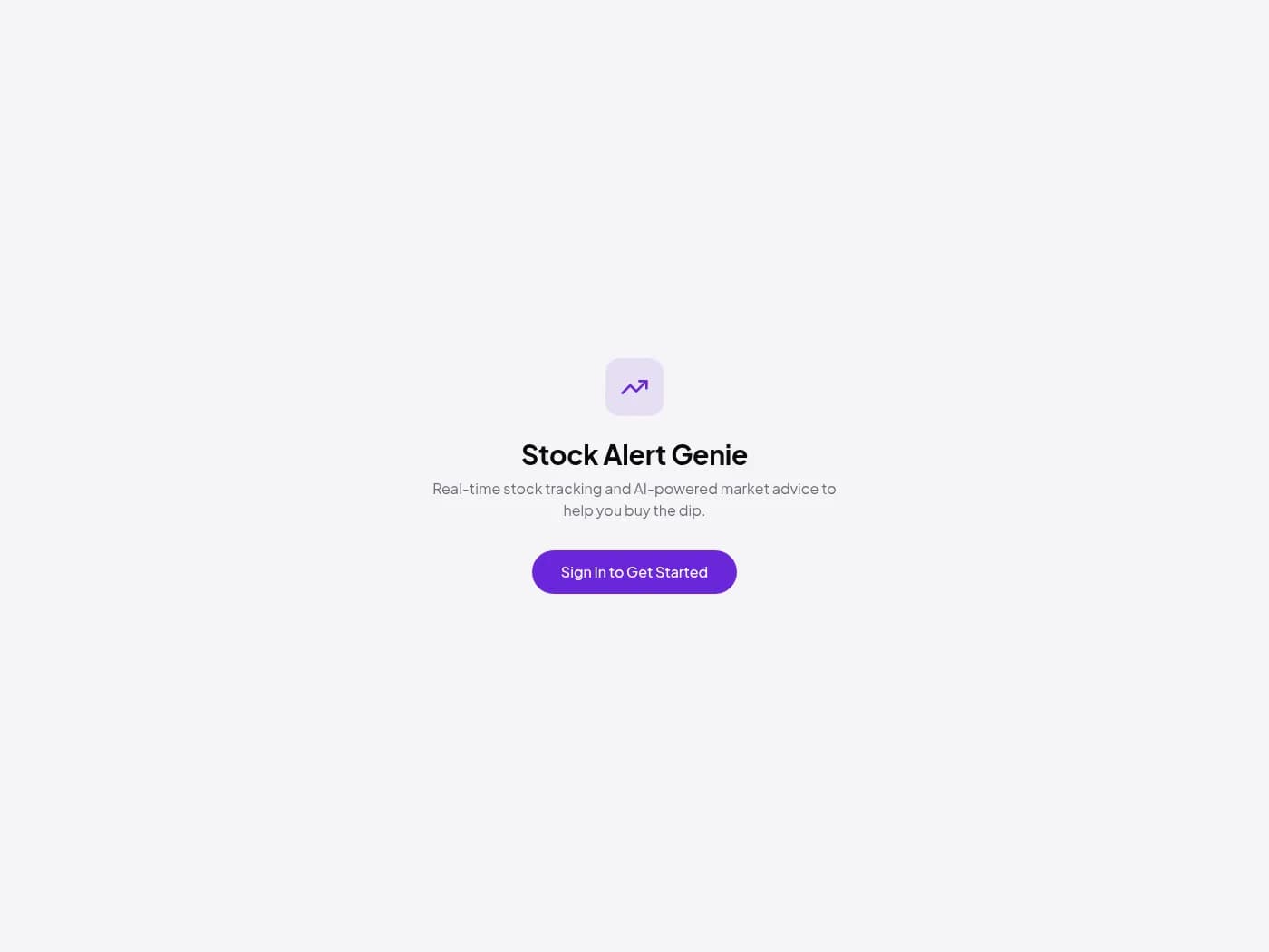 Stock Alert Genie