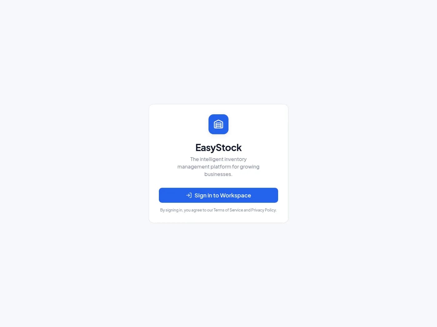 EasyStock Manager