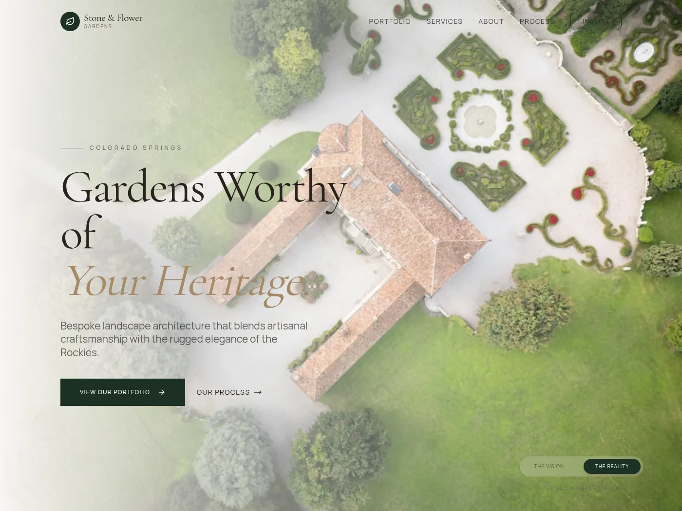 Stone & Flower Gardens Homepage