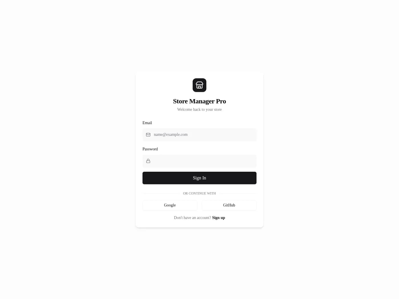 Store Manager Pro