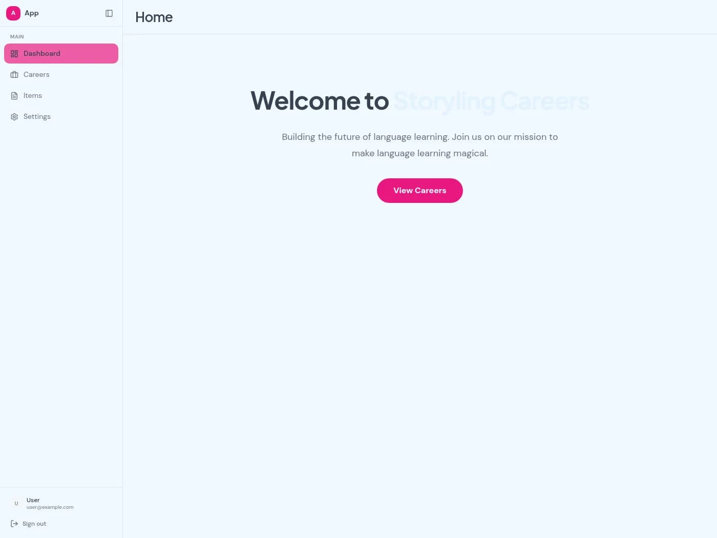 Storyling Careers Portal