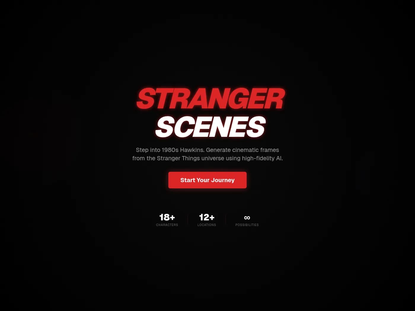 Stranger Scene Generator