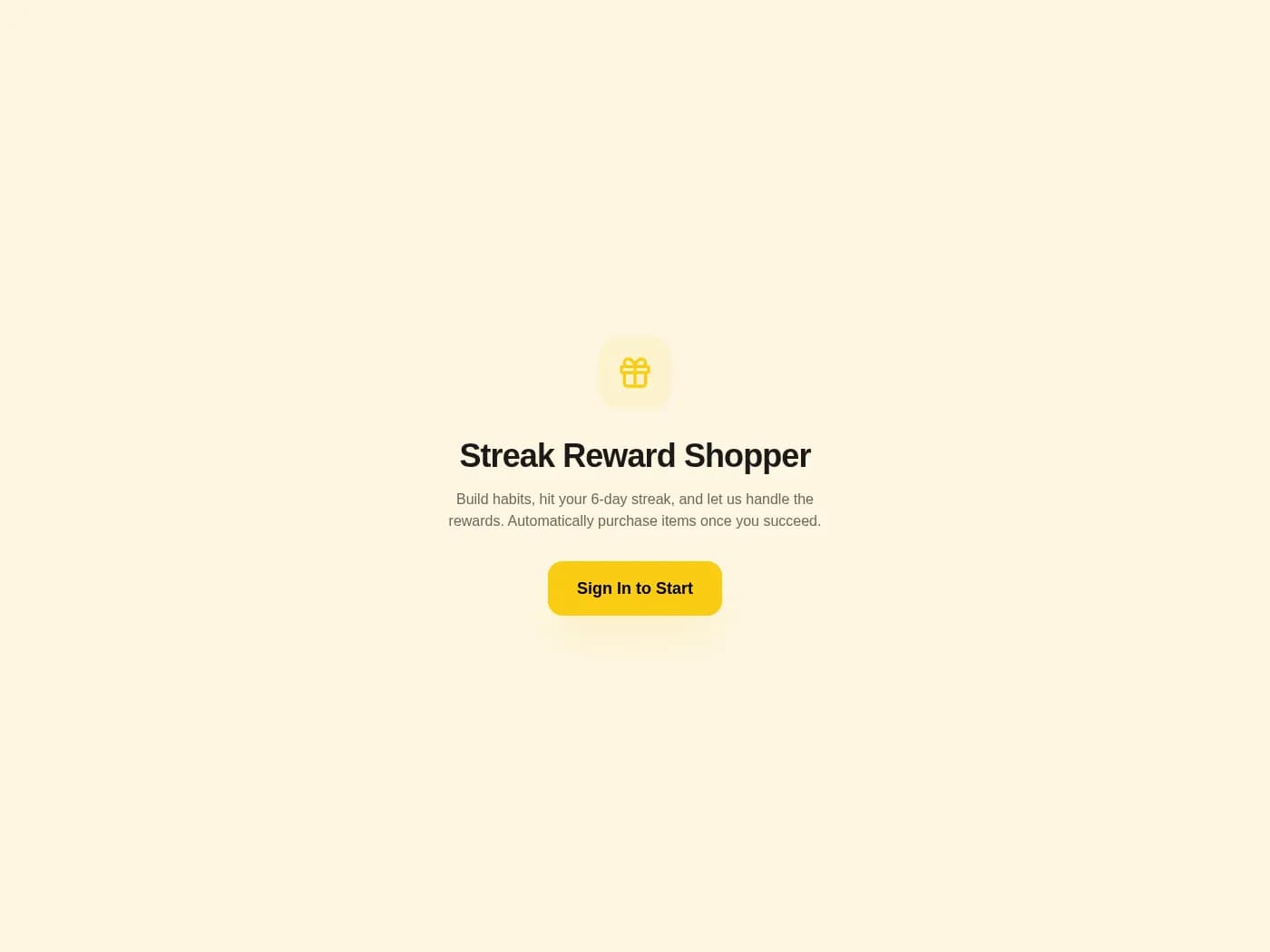 Streak Reward Shopper