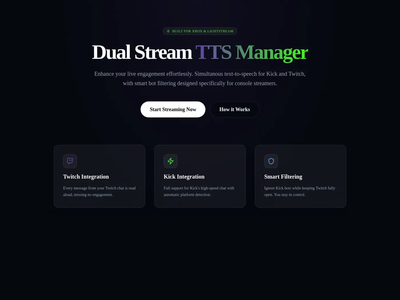Stream TTS Manager