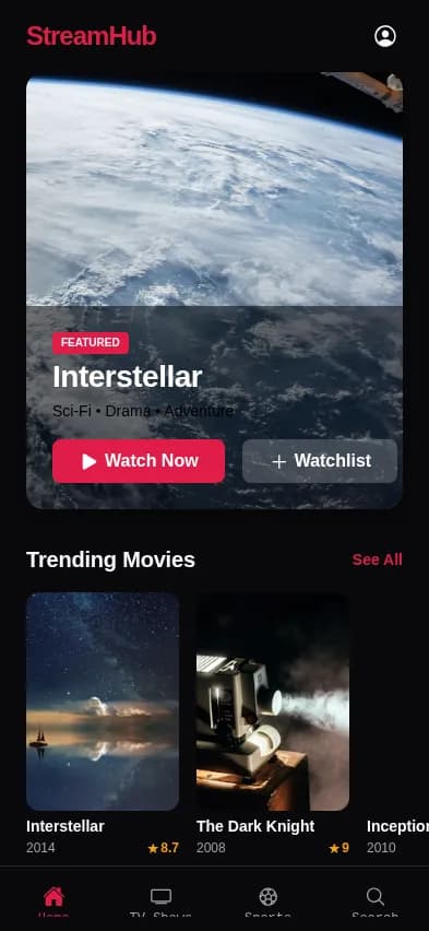 StreamHub Mobile