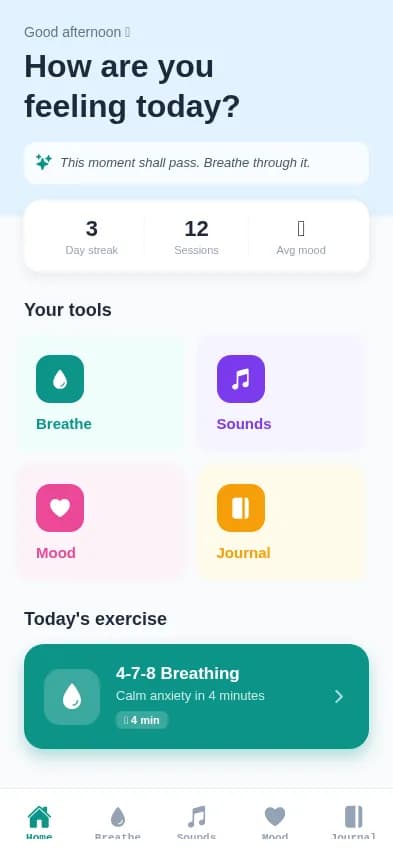 Stress Relief App