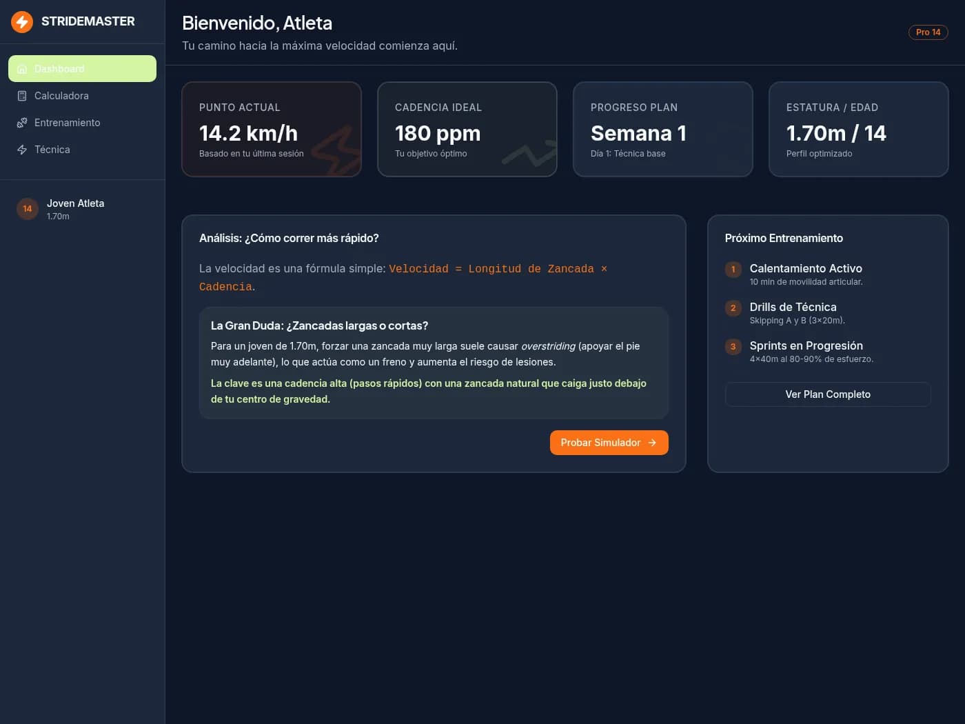 Stride Speed Analyzer