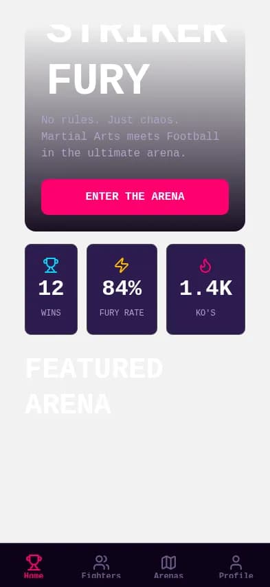 Striker's Fury Arena
