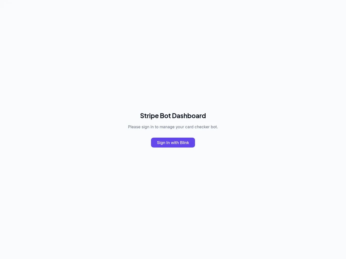 Stripe Card Checker Bot