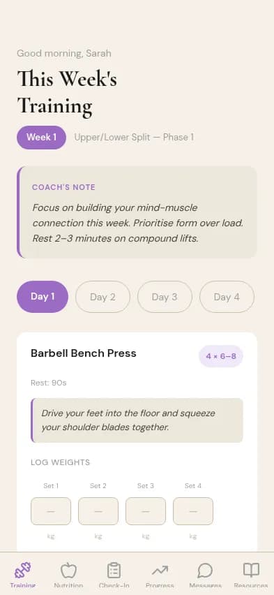 RD Coaching App