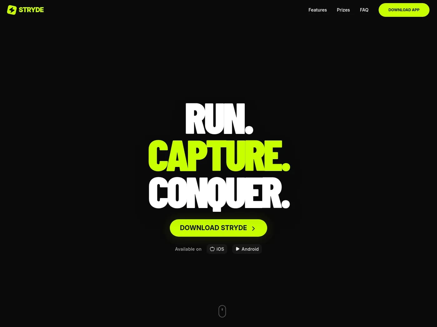 STRYDE Landing Page MVP