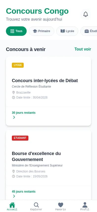 Congo Student Contests