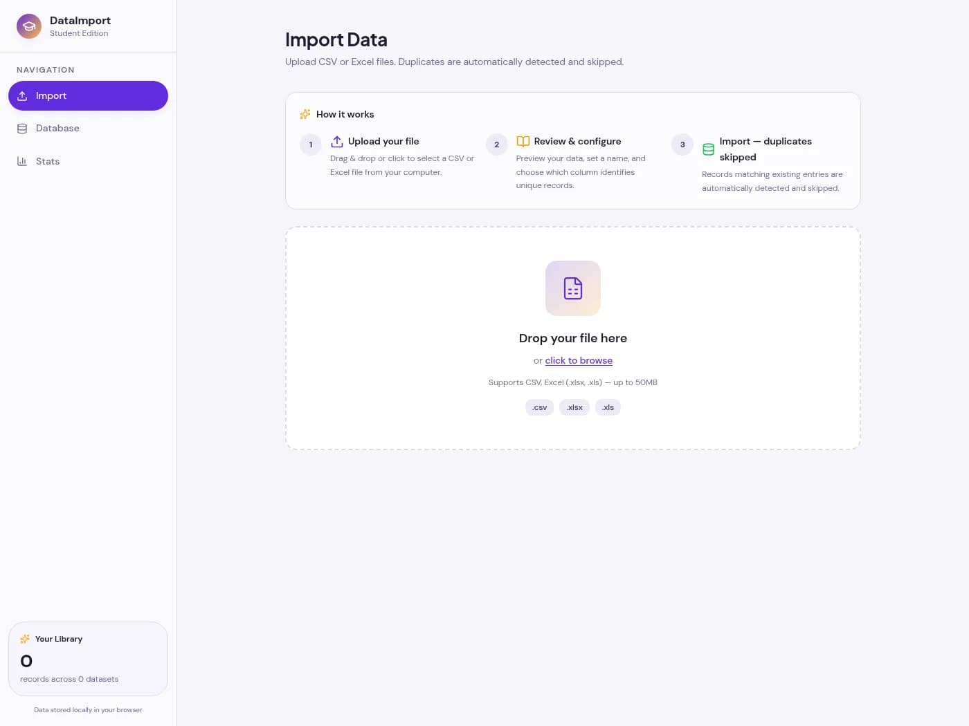 Student Import Chrome Tool