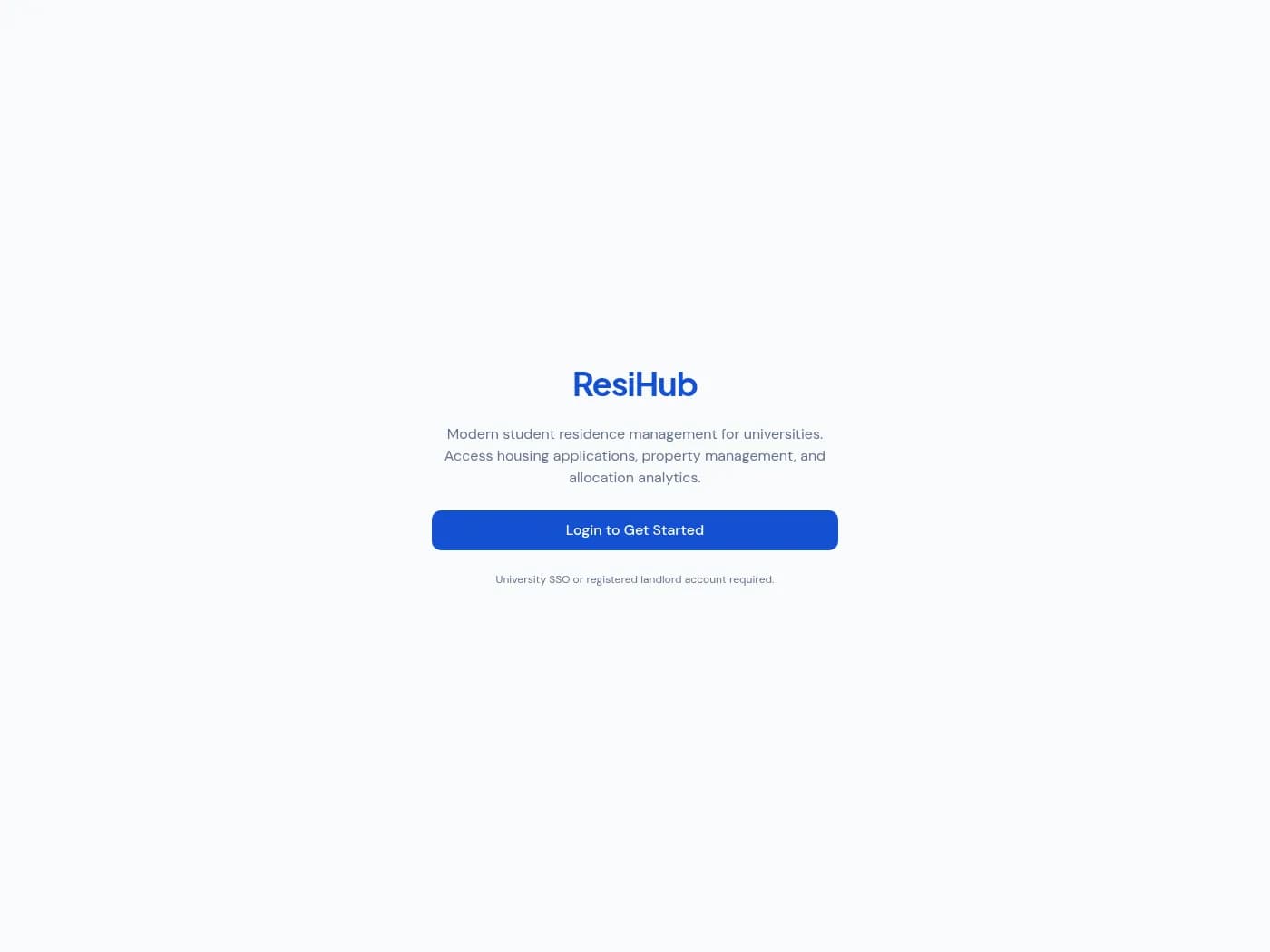 ResiHub Dashboard