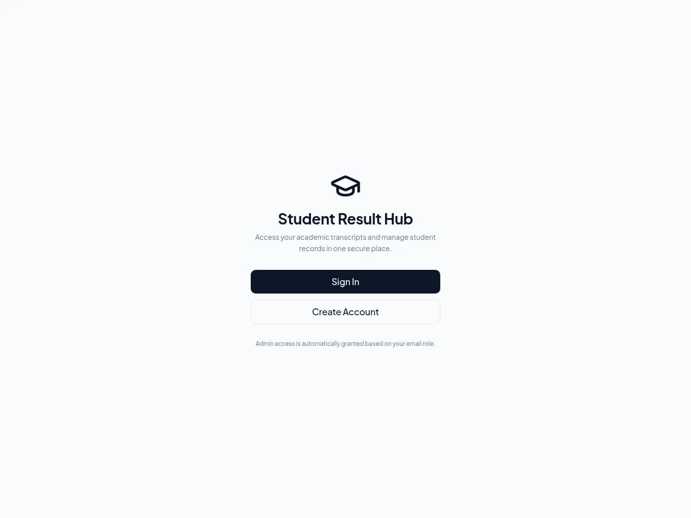 Student Result Hub