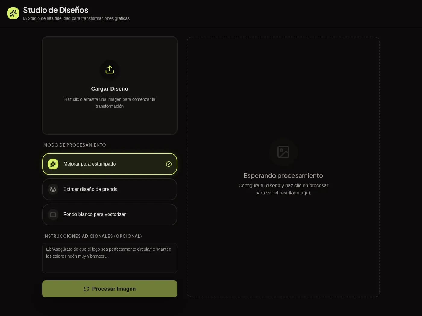 Studio de Diseños App