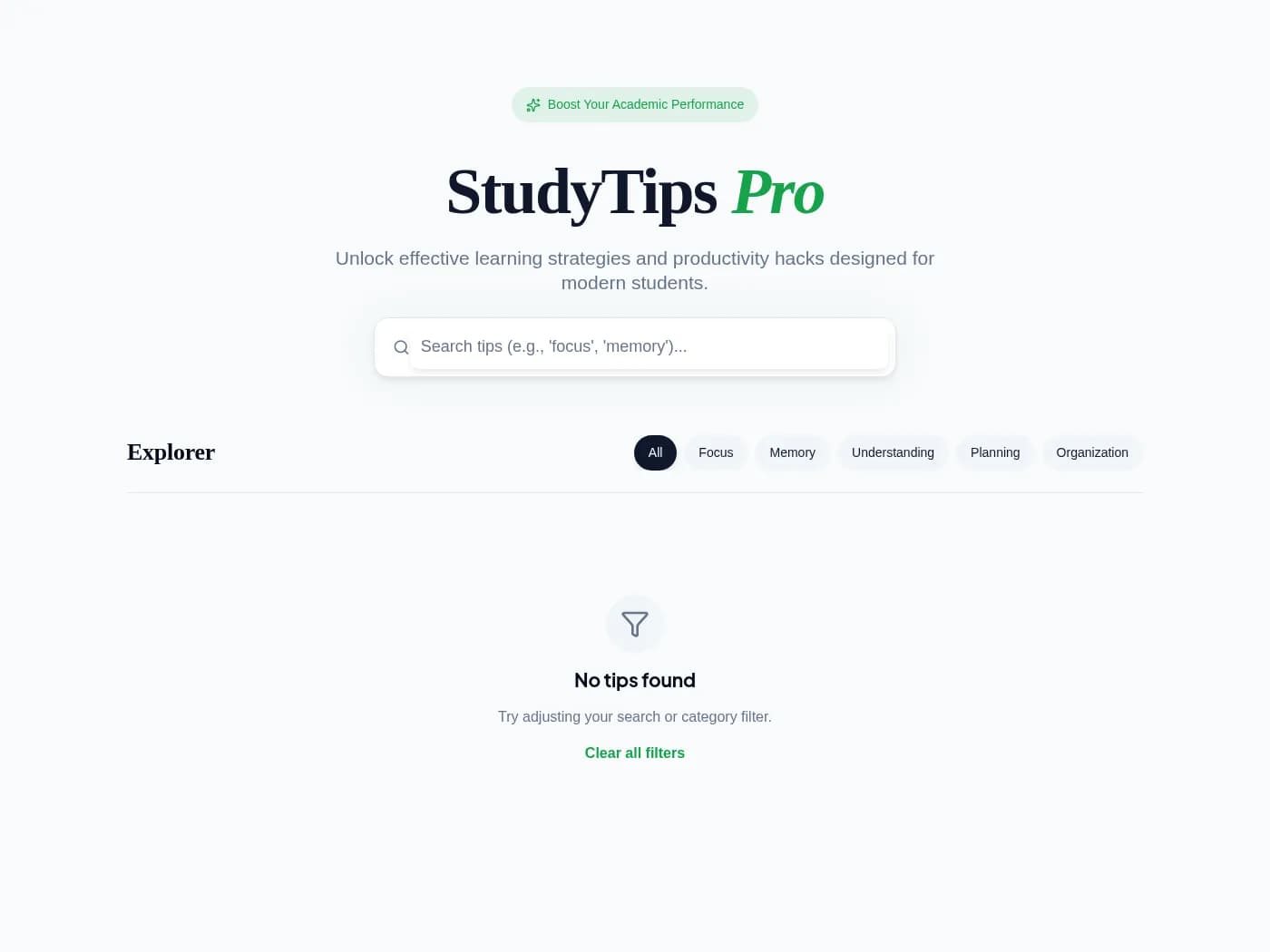 StudyTips Pro