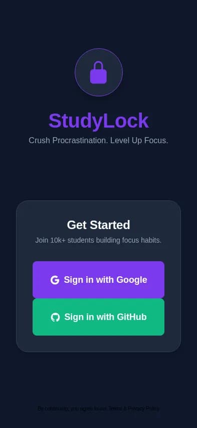 StudyLock – Focus Gamified