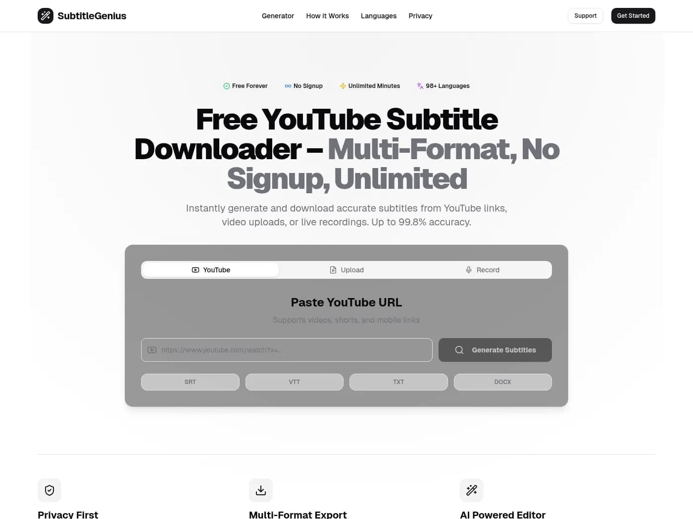 SubtitleGenius