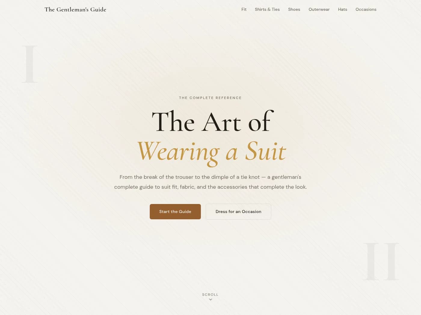 Suit Style Guide